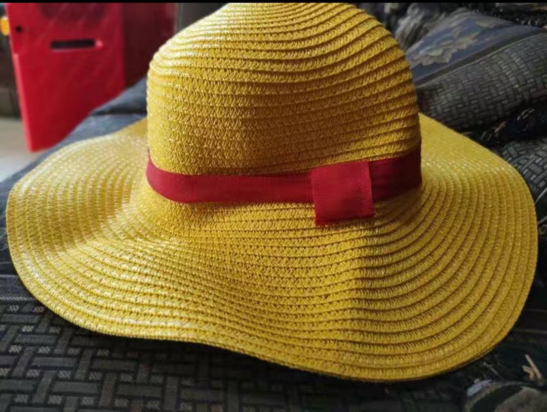 Monkey D.luffy One Piece Anime Pirate Skull Straw Hat - Etsy