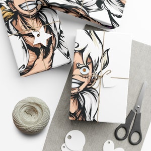 God Nika One Piece Anime Gift Wrap Papers - Etsy