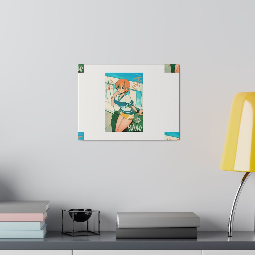 Nami One Piece Art Retro Anime Poster Canvas Frame Gift Her - Etsy