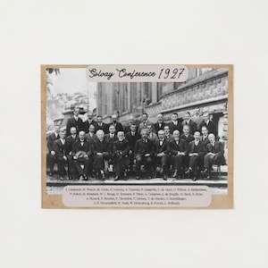 Solvay Conference Poster - Etsy