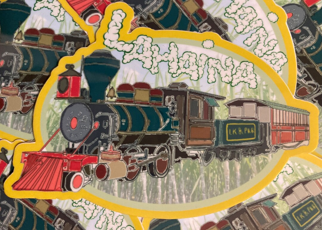Sugar Cane Train Sticker - Etsy