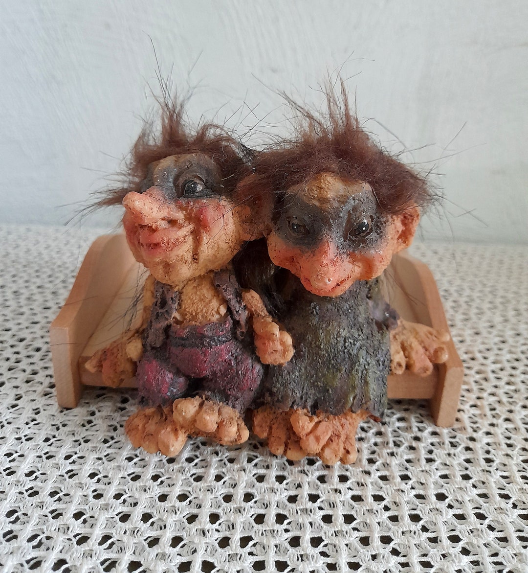 Norwegian Ceramic Trolls, Rare Trolls, Friendly Trolls - Etsy