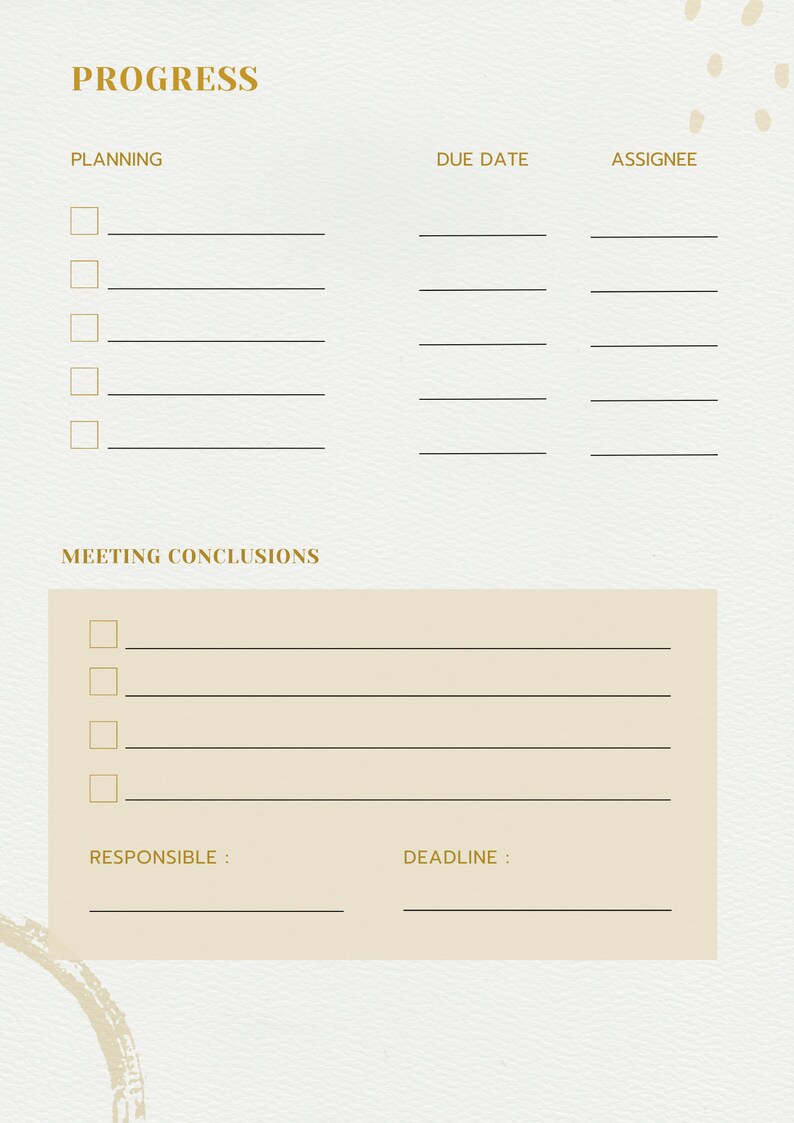 Minimalistic, Pastel, Simple Meeting Agenda Template, Minute Meeting ...
