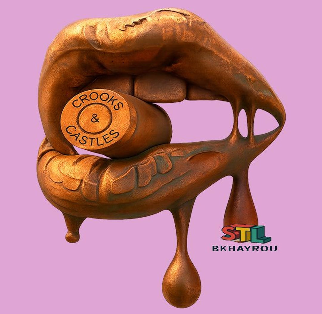 Lips Biting Bullet STL Model, CNC Router Engraver (digital Download) - Etsy