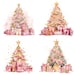 19 Pink Christmas Tree Clipart, Christmas Gift Tree, Printable ...