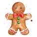 24 Gingerbread Boy Clipart, Christmas Gingerbread Man Clipart ...