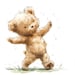 20 Dancing Teddy Bear Clipart, Dance Teddy Bear Clipart, Printable ...