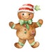 24 Gingerbread Boy Clipart, Christmas Gingerbread Man Clipart ...