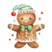 24 Gingerbread Boy Clipart, Christmas Gingerbread Man Clipart ...