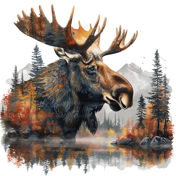 Moose Chart.com - Etsy Canada