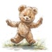 20 Dancing Teddy Bear Clipart, Dance Teddy Bear Clipart, Printable ...