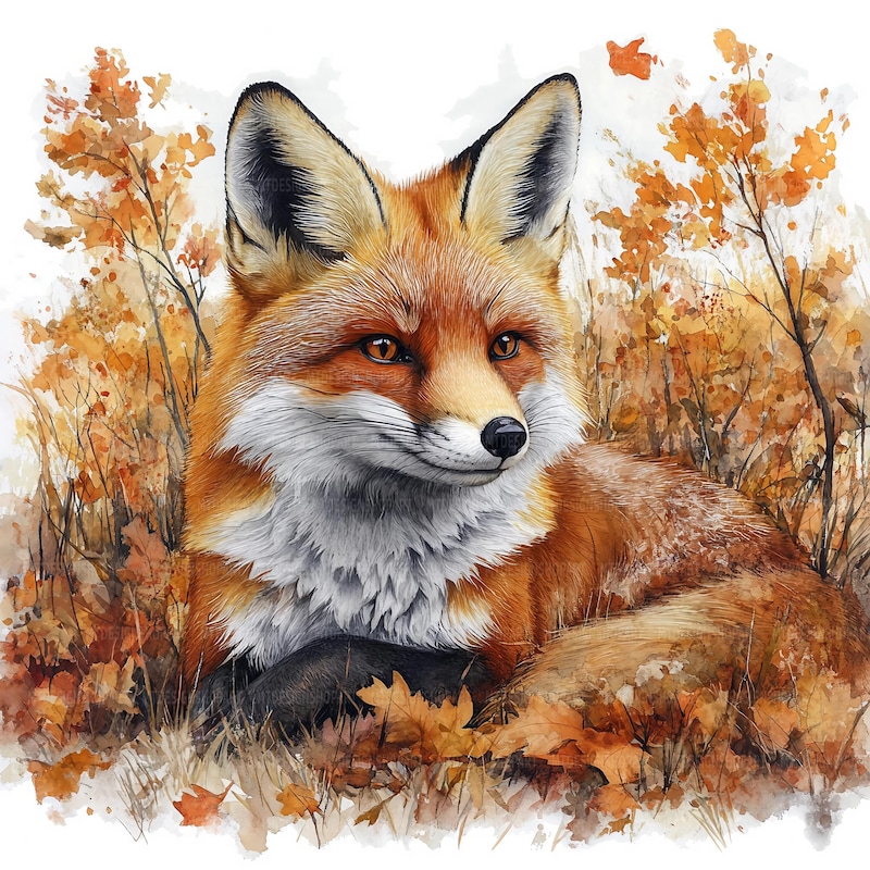 Clipart Fox - Etsy