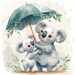 16 Koala Mom and Baby Watercolor Clipart, 16 Jpgs (digital Download) - Etsy