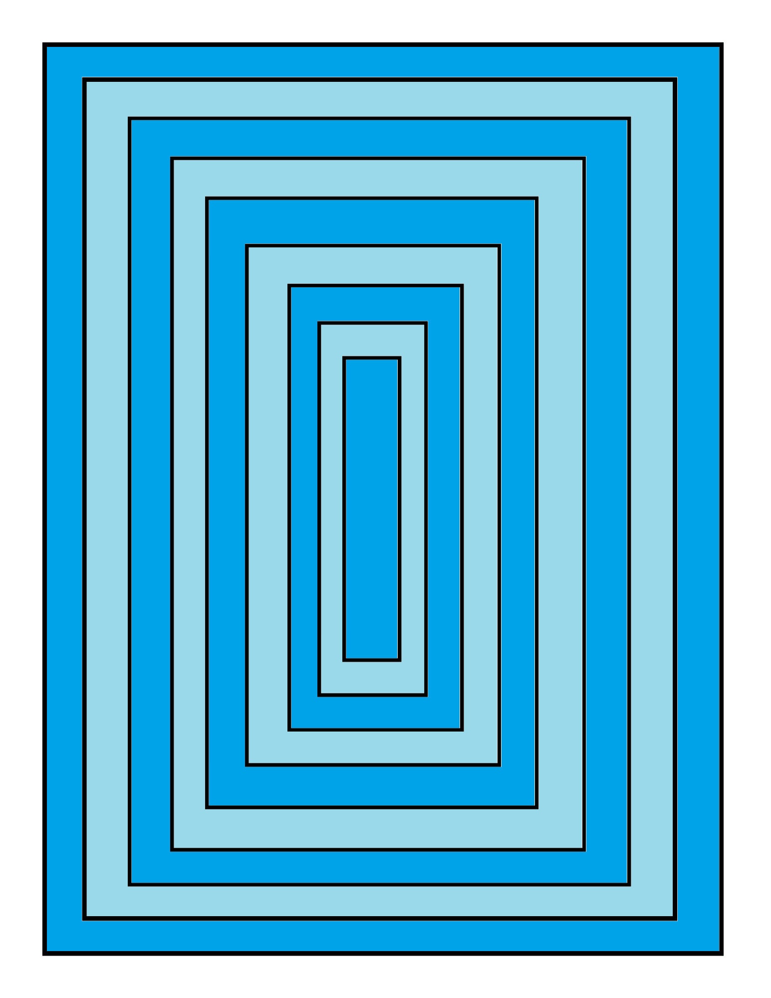 Geometric (rectangle) Coloring Page - Etsy