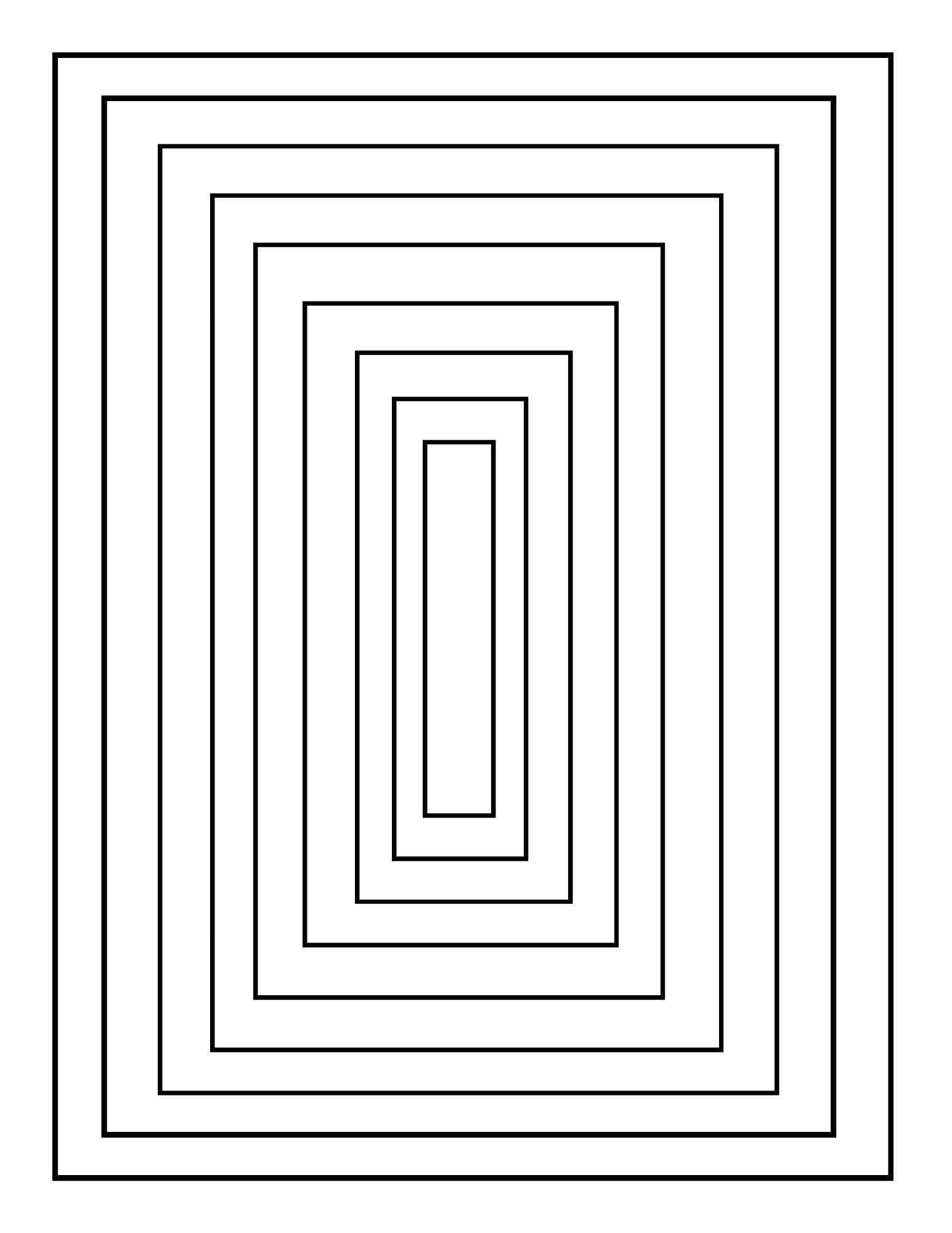 Geometric (rectangle) Coloring Page - Etsy