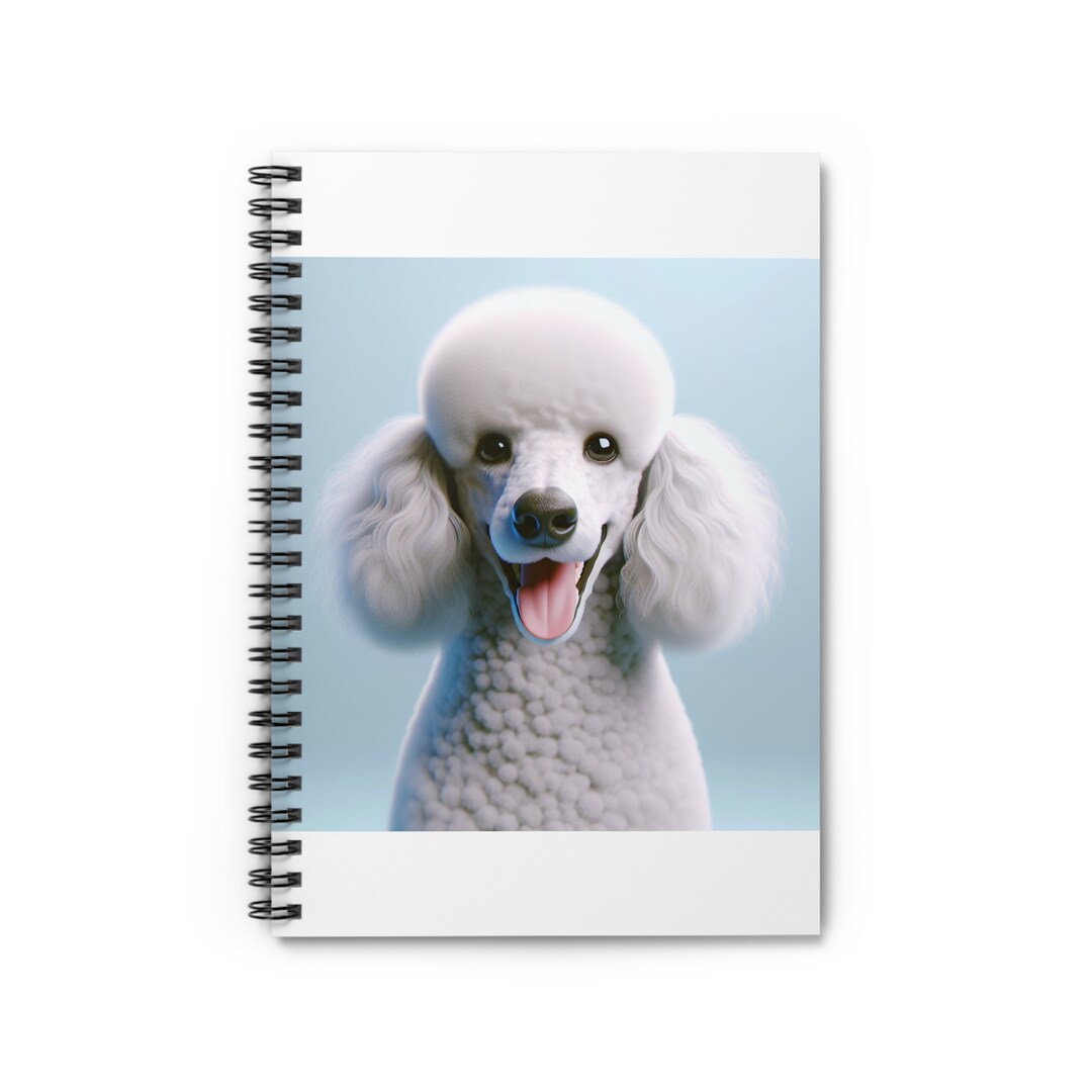 Poodle Spiral Notebook - Etsy