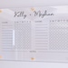 Acrylic Family Calendar Family Planner Dry Erase Calendar Personalize ...