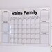 Acrylic Family Calendar | Family Planner | Dry Erase Calendar ...