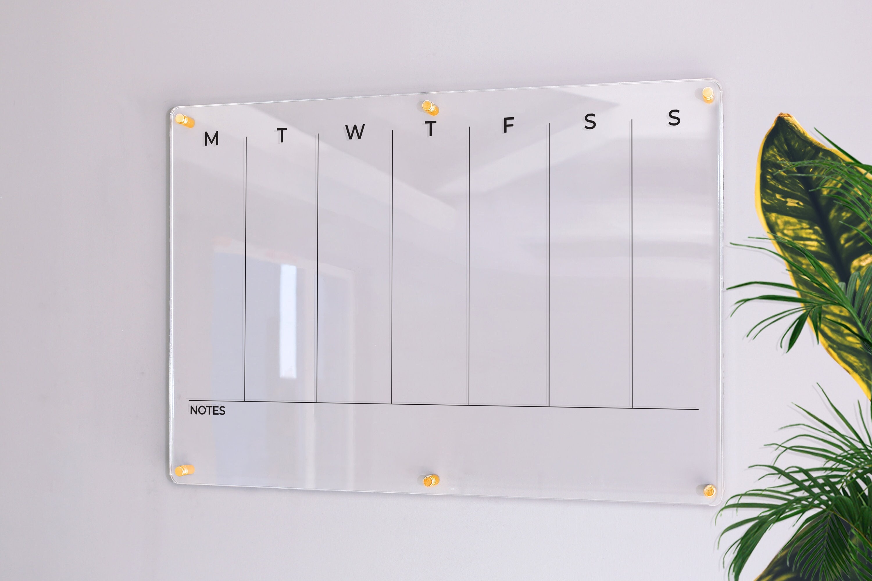 Weekly Wall Planner | Family Calendar Dry Erase Board | Dry Erase ...