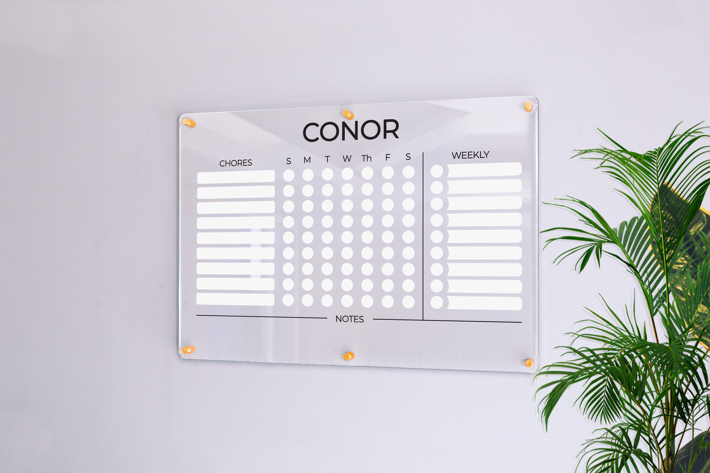 Chore Chart for Kids Chore Board Dry Erase Responsibility Chart Memo ...