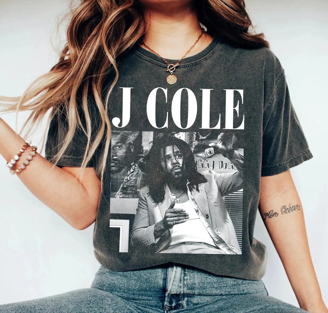 Vintage J Cole Shirt, Rapper Shirt, Bootleg Raptees 90s Shirt, J Cole ...