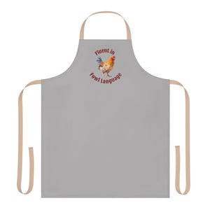 Fowl Language Apron, 5-color Straps (AOP) - Etsy