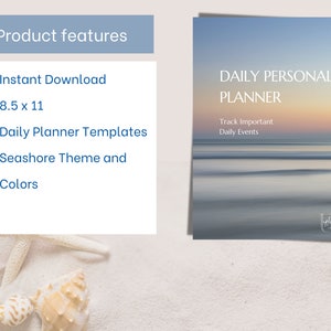 Digital Daily Planner Template - Etsy