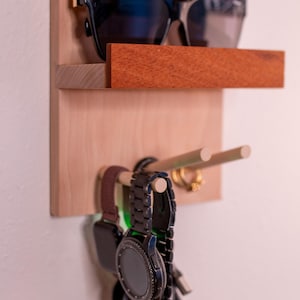 Wall-mounted Hat & Sunglass Rack Combo | Complete Accessory Racks Set ...