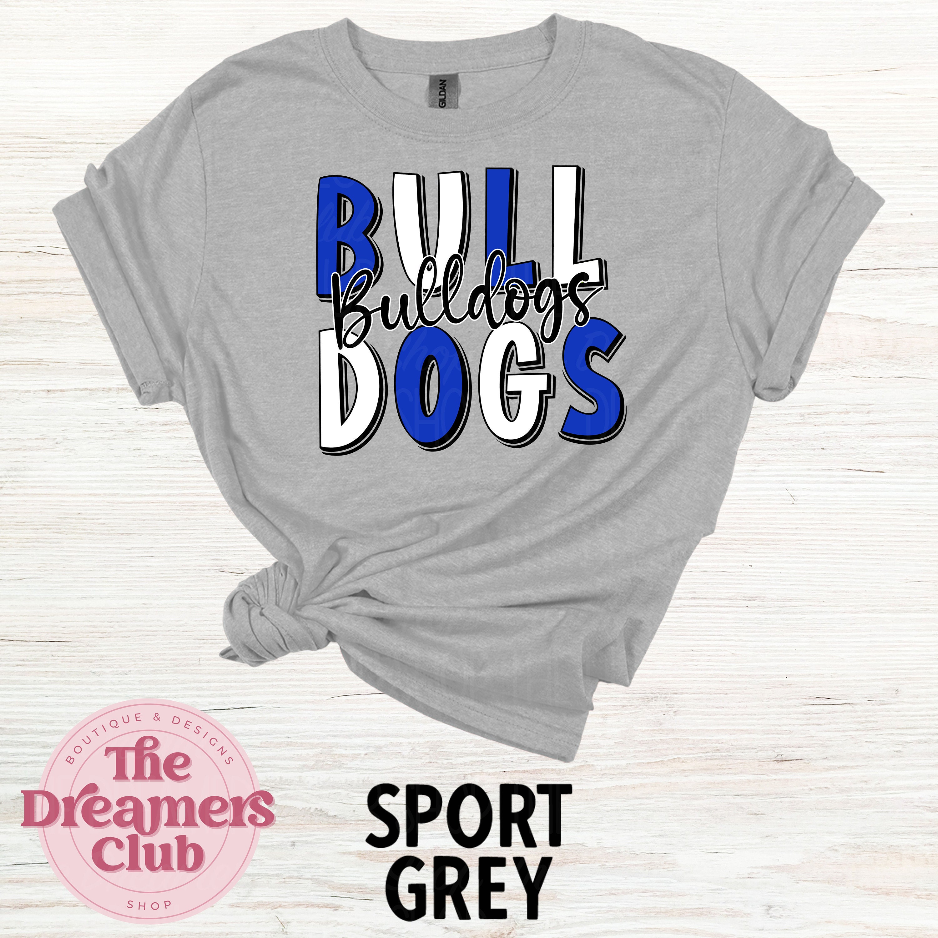 Bulldogs PNG, Mascot PNG, Popping Bright , Blue & White, Scribble ...