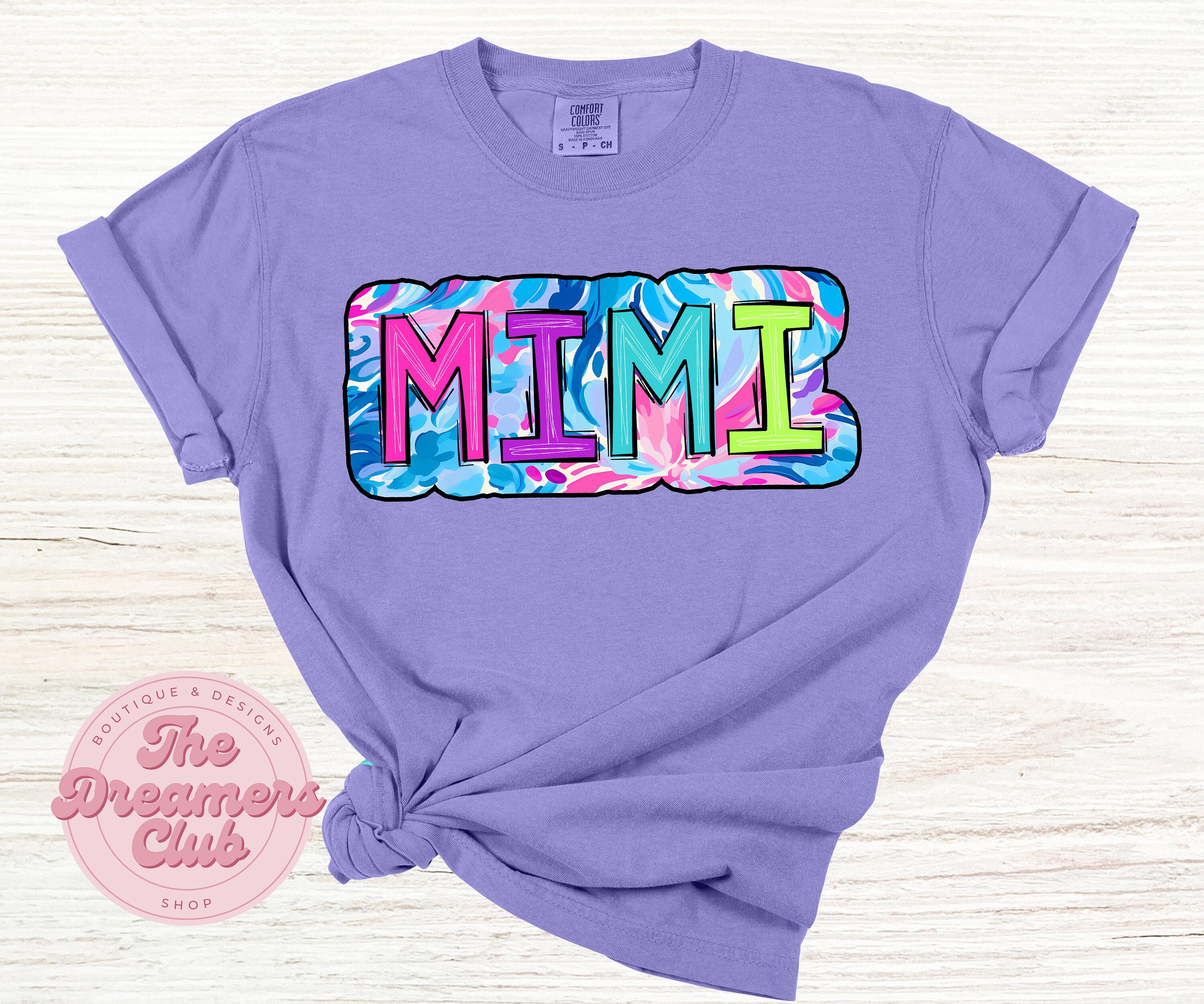 Mimi PNG, Bright Malibu Floral, Scribble Doodle, Digital File ...