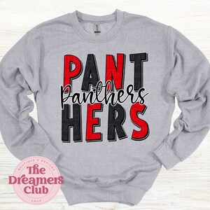 Panthers PNG, Mascot PNG, Popping Bright , Red, Black, Scribble Doodle ...