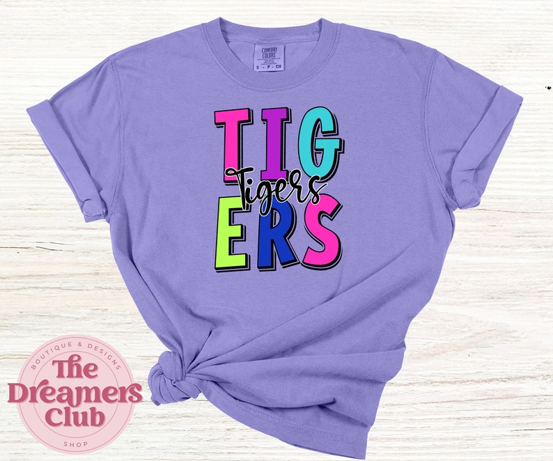 Tigers PNG, Mascot PNG, Popping Bright , Scribble Doodle, Digital File ...