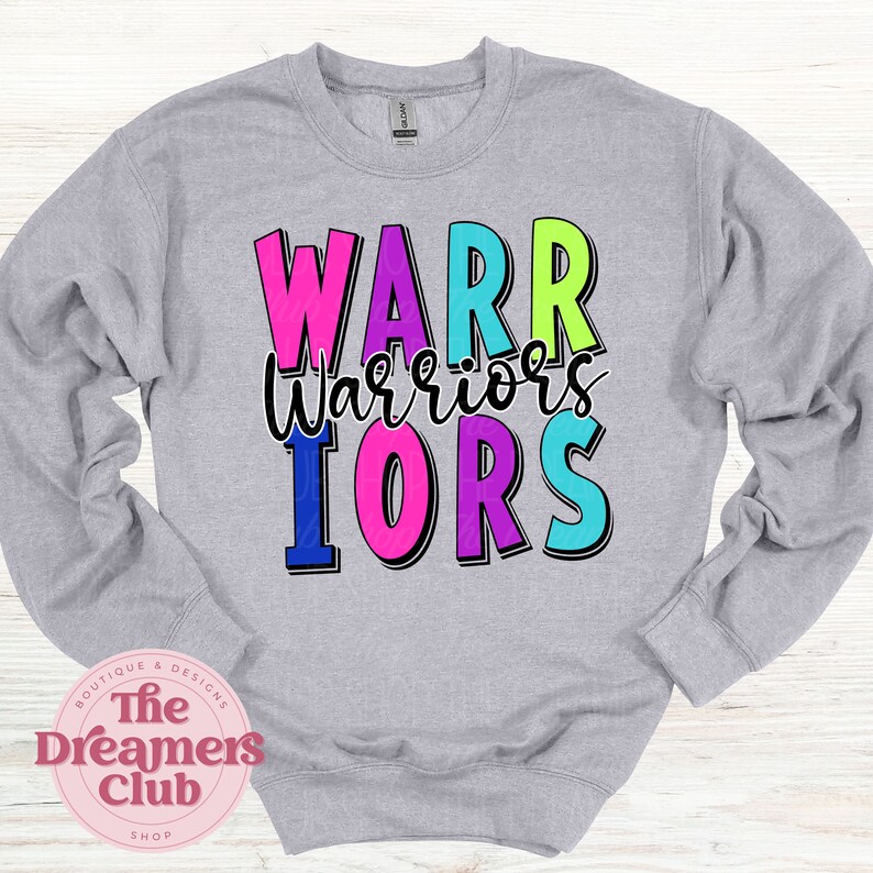 Warriors PNG, Mascot PNG, Popping Bright , Scribble Doodle, Digital ...