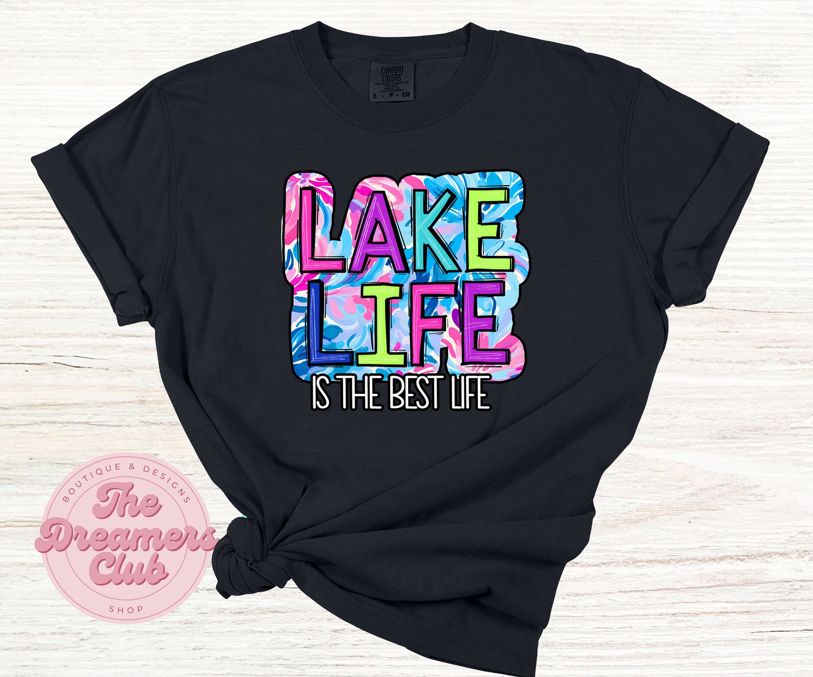 Lake Life is the Best Life PNG, Bright Malibu Floral, Scribble Doodle ...