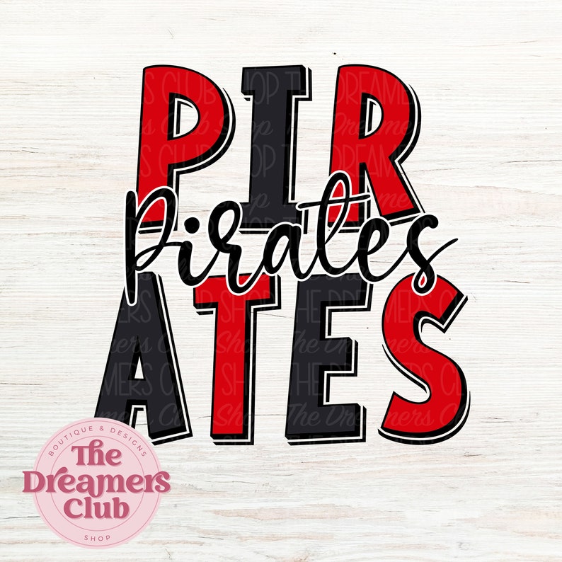 Pirates PNG, Mascot PNG, Popping Bright ,red Black Scribble Doodle ...