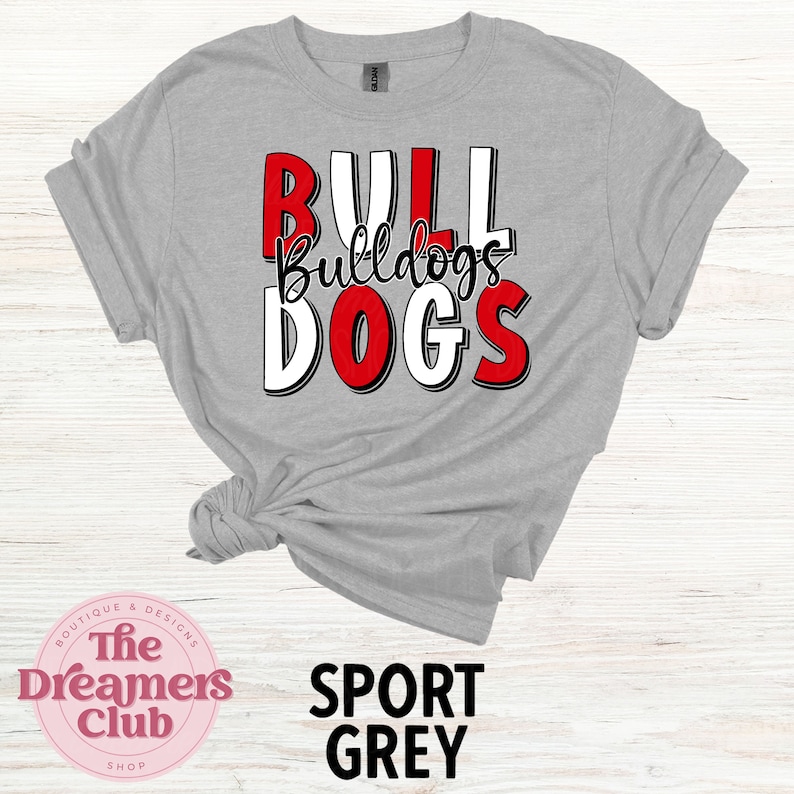 Bulldogs PNG, Mascot PNG, Popping Bright , Red & White, Scribble Doodle ...