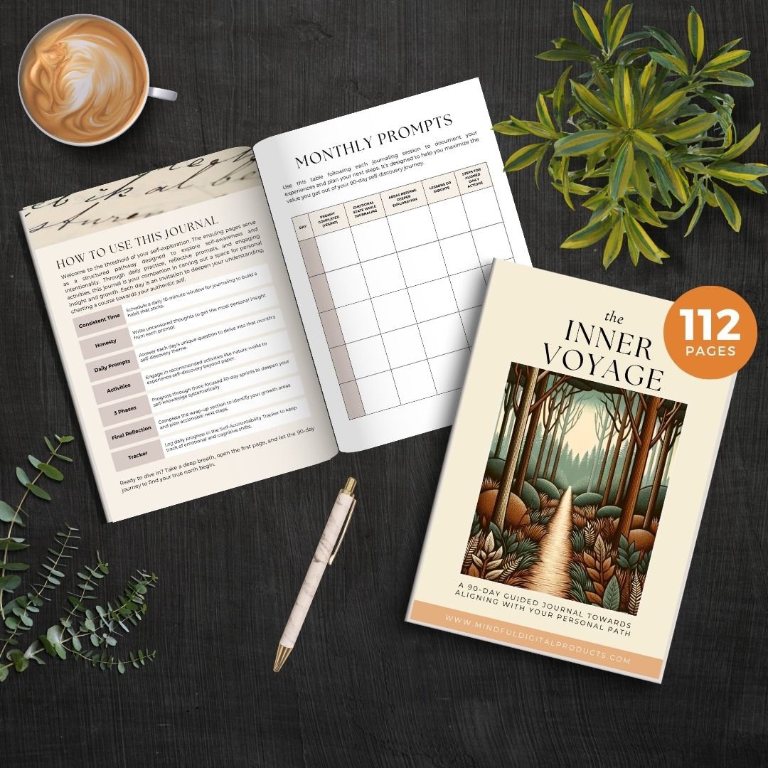 Inner Voyage Guided Journal | Self Discovery Diary | True North Journal ...
