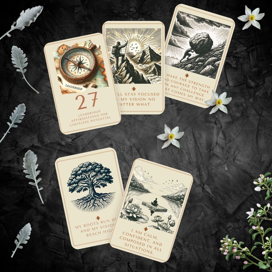 Leadership Affirmation Cards Illustrated Leadership Cards Printable ...