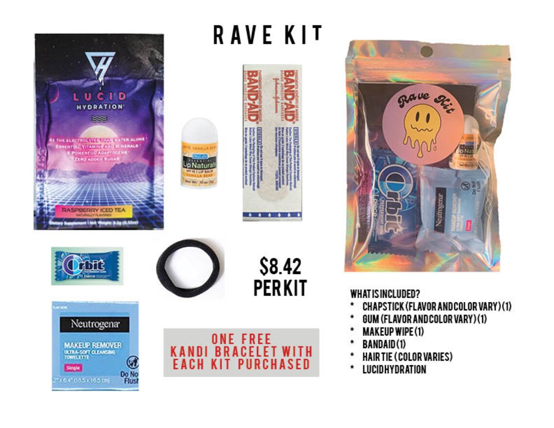 Rave Kit | Festival Kit | Rave | EDM | Mushrooms - Etsy