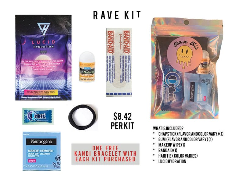Rave Kit | Festival Kit | Rave | EDM | Mushrooms - Etsy