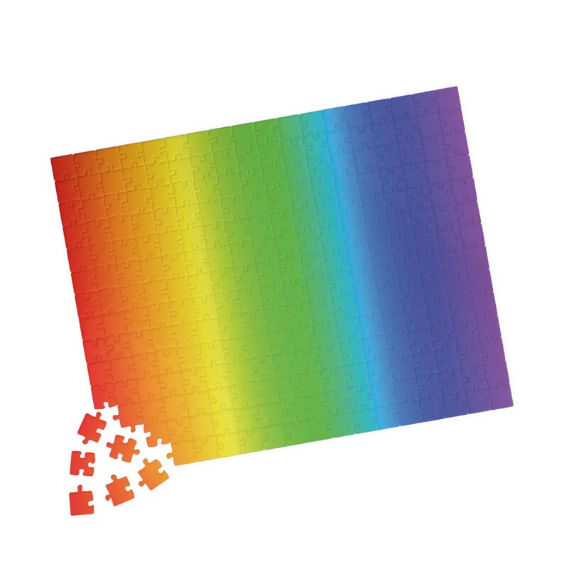 1000+ Piece Gradient Rainbow Puzzle, Family Fun Puzzle, Puzzle Lovers ...