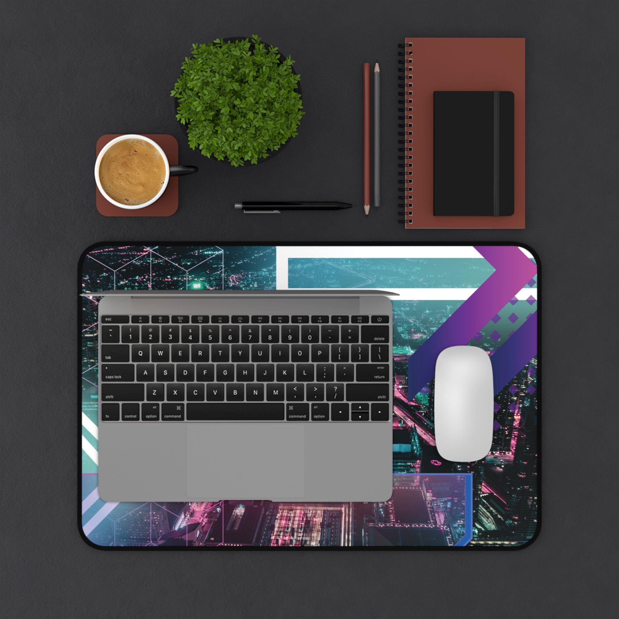 Neon City Gaming Desk Mat, E-boy E-girl Gaming Mouse Pad, Cute Office ...