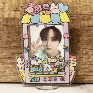 Acrylic Kpop Photocard Frame - Polaroid Photo Holder Standee - Cute ...