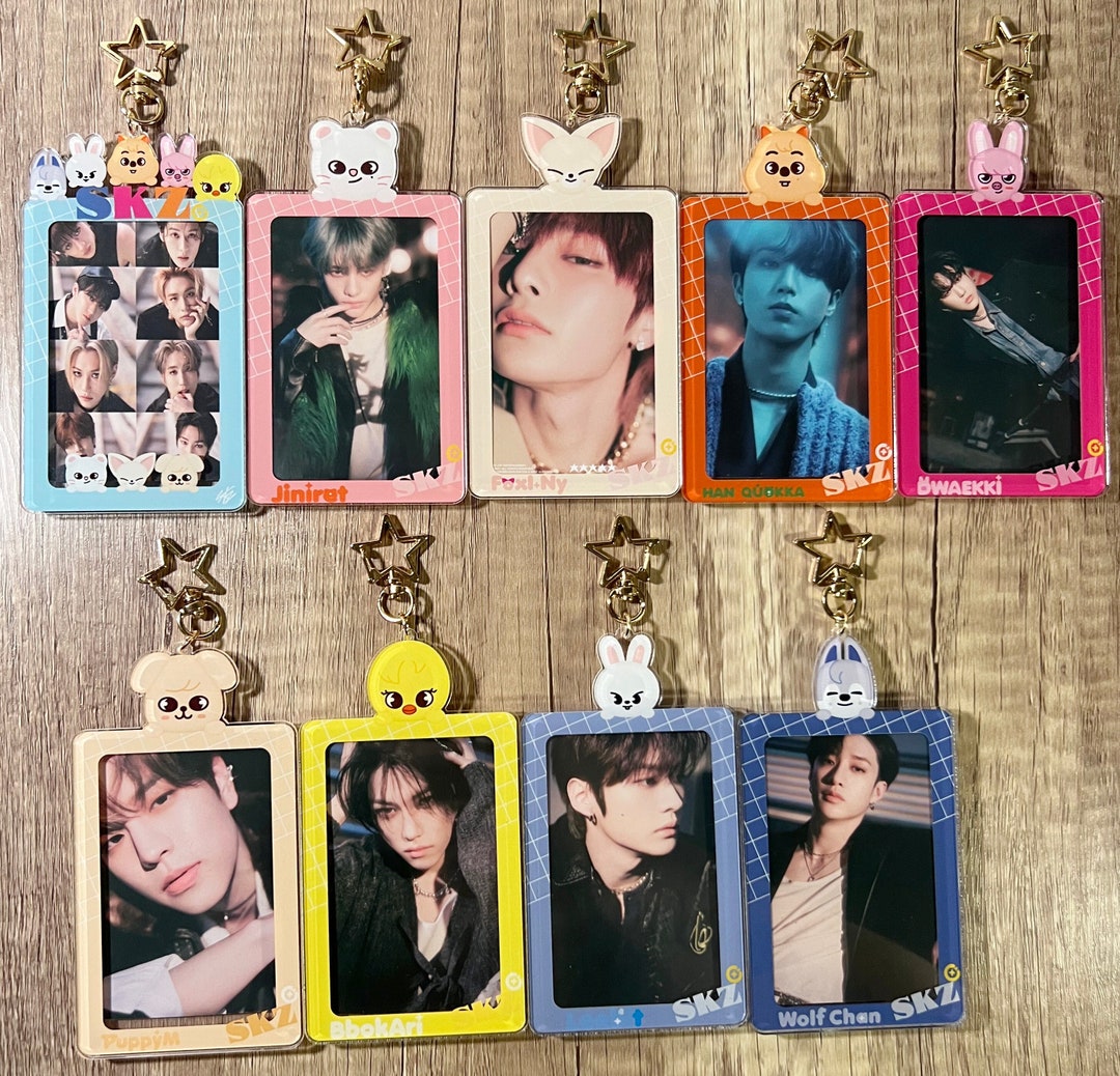 SKZOO Acrylic Photocard Holder Stray K SKZ Stay Keychain Frame - Etsy