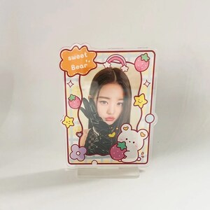 Acrylic Kpop Photocard Frame - Polaroid Photo Holder Standee - Cute ...