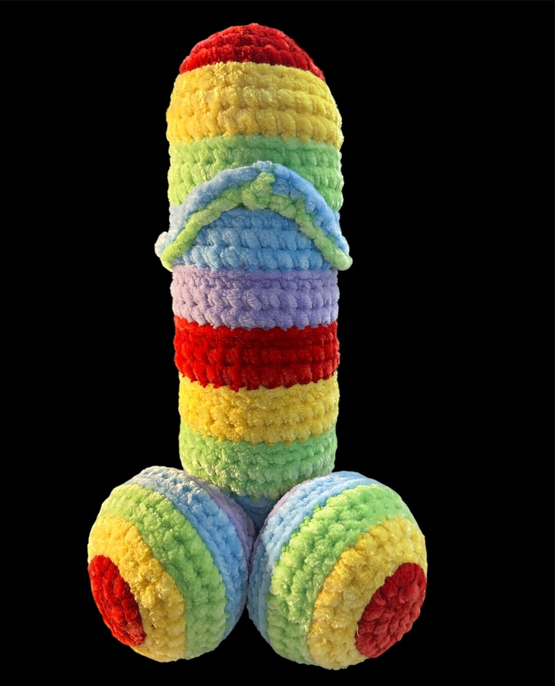 Rainbow Cuddly Cock - Etsy