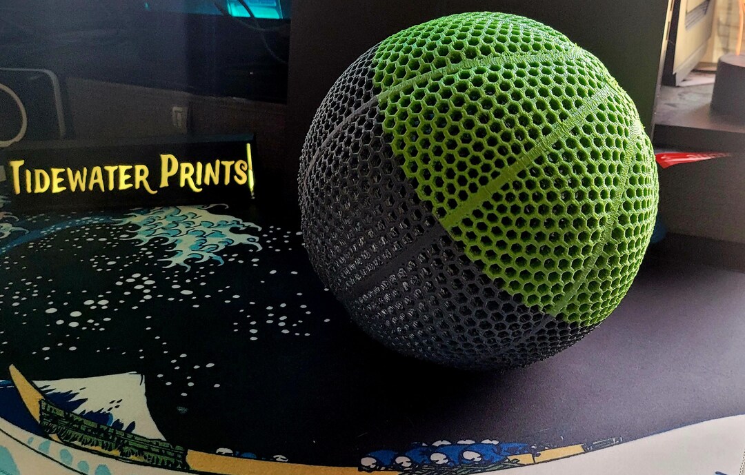 Custom 3D Printed Basketballs – Unique Flex PLA Design – Available in ...