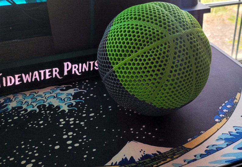 Custom 3D Printed Basketballs Unique Flex PLA Design Available in Child ...