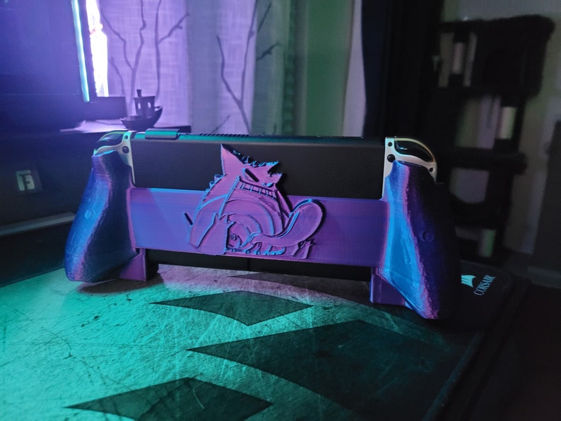 3D Printed Enhanced Nintendo Switch Grip With Stand Perfect for Gaming ...