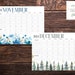 Lined 2024 Dated Printable Calendars, Instant Digital Download ...